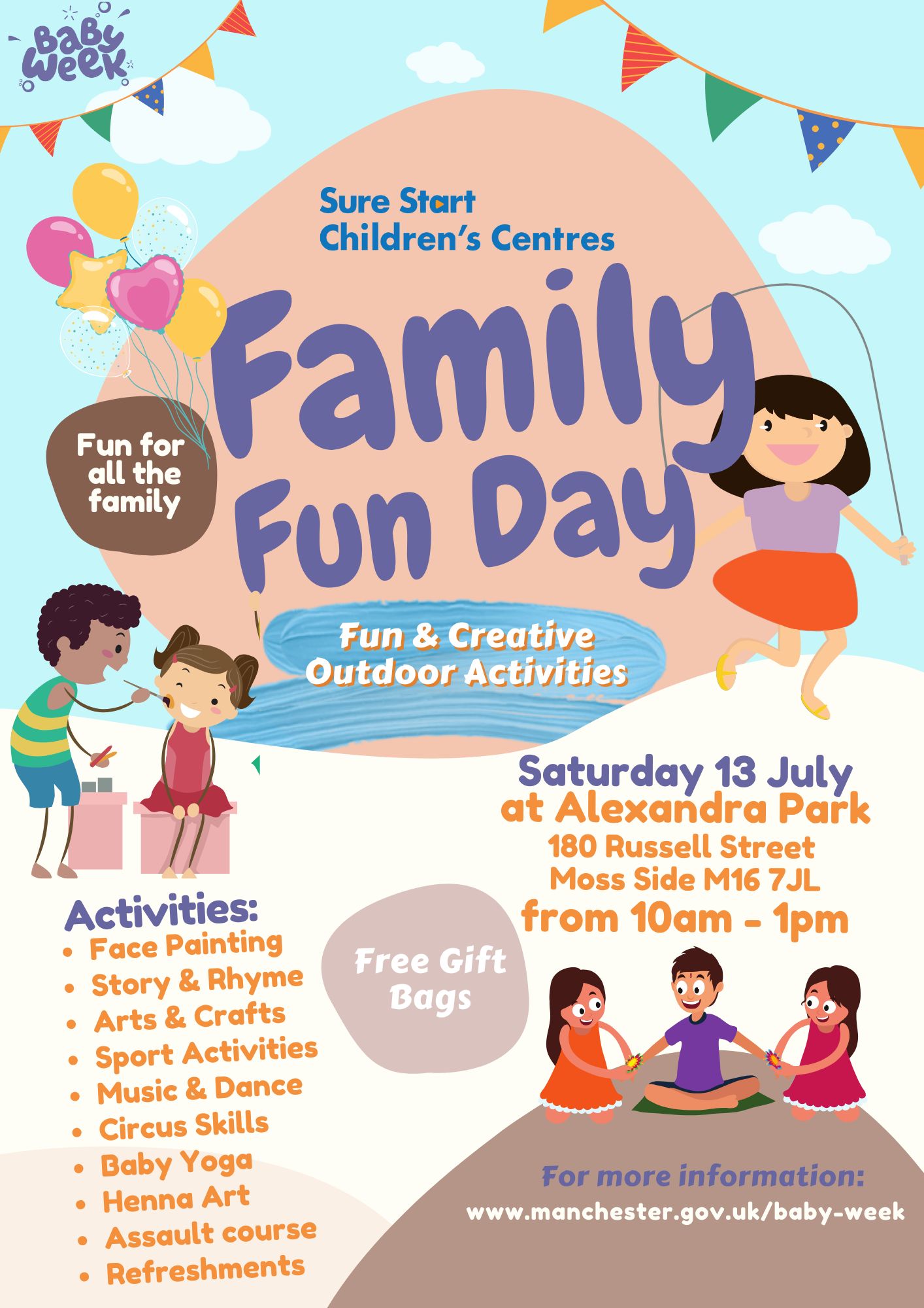 Sure Start Children's Centres Family fun Day - Barlow Hall Primary School